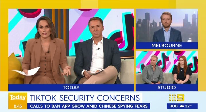 Weekend Today | Transcript | National security risks posed by TikTok